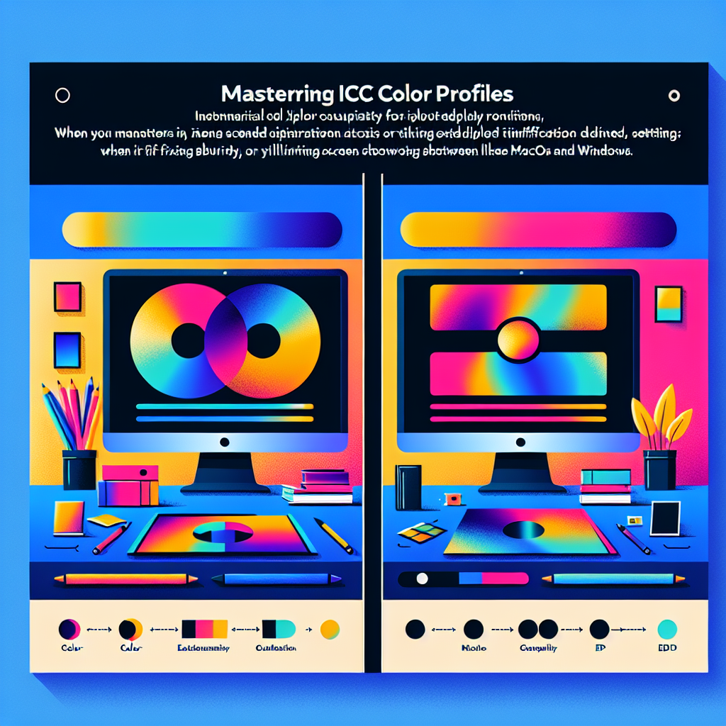 Résoudre les écrans flous sur OS Switch : Solutions de profils ICC